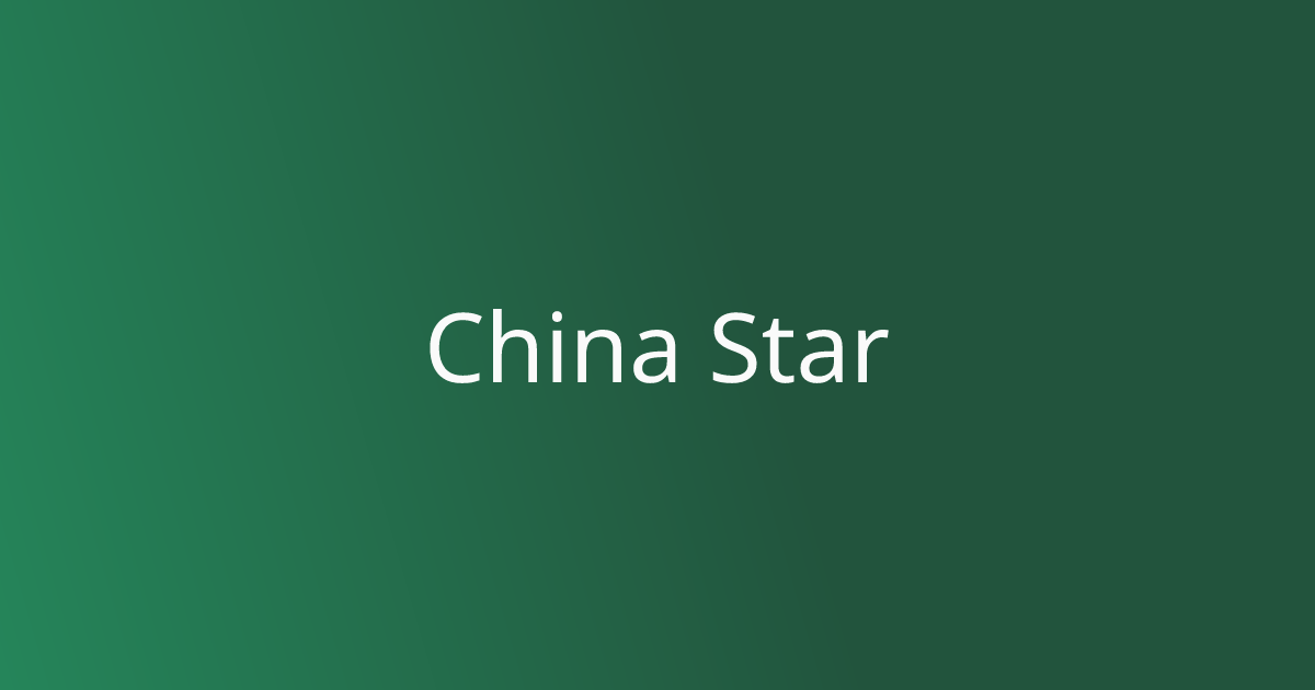 Best Chinese in Sunrise, FL | China Star | Order Online